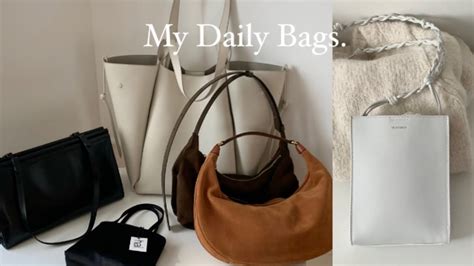 나의 디자이너 브랜드 데일리백 6가지 Bag Haul👜직장인 가방 추천 질샌더 낫띵리튼 투티에👛왓츠인마이백whats In My Bag가방하울my Bag