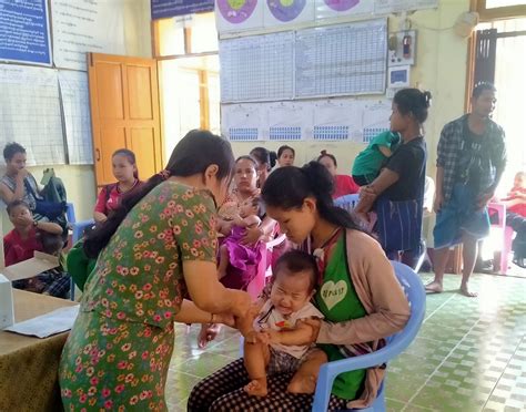 ပိုင်ကျုံမြို့၌ အသက်နှစ်နှစ်အောက် ကလေးငယ်များနှင့် ကိုယ်ဝန်‌ဆောင်မိခင်မ