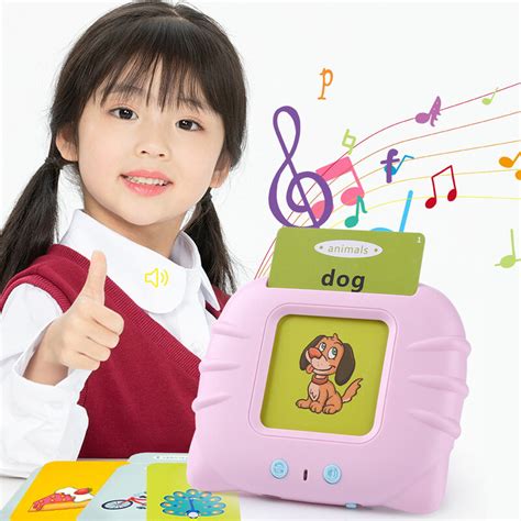 가청 학습 기계 아기 플래시 카드를위한 소리와 가청 플래시 카드 어린이 전자 교육 학습 완구 유치원 학습 및 교육