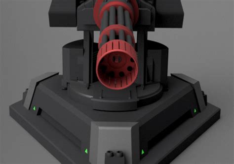 Centry Gun 03 Cgtrader