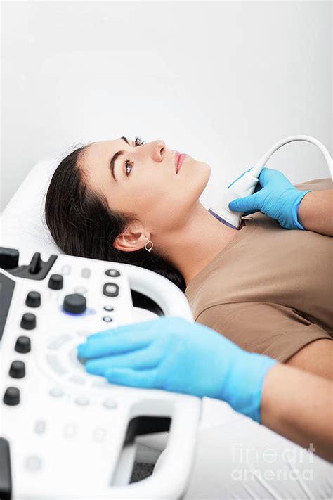 Thyroid Ultrasound Scan Photograph By Peakstock Science Photo Library