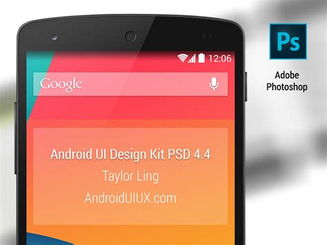 Android UI Design Kit For Photoshop Nexus By Taylor Ling On Dribbble