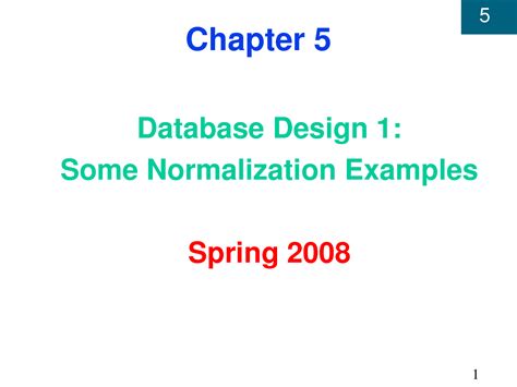 SOLUTION Normalization Studypool