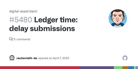 Ledger Time Delay Submissions · Issue 5480 · Digital Assetdaml · Github