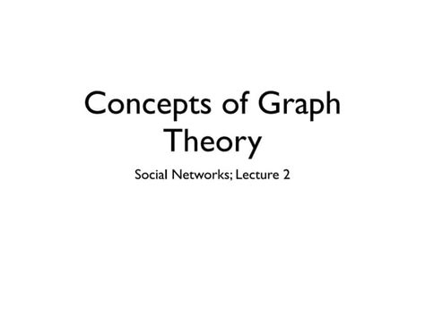 Introduction To Graph Theory Pptx