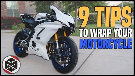 9 Tips For How To Wrap A Motorcycle Youtube