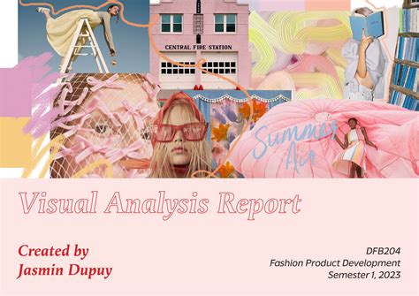 Fashion Visual Analysis Report On Behance