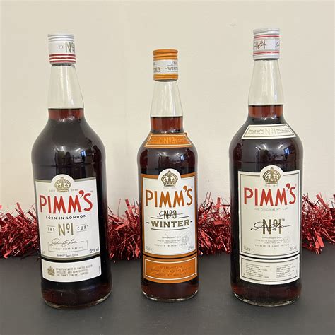 Two Bottles Of Pimms No1 Both One Litre Together With A Bottle Of