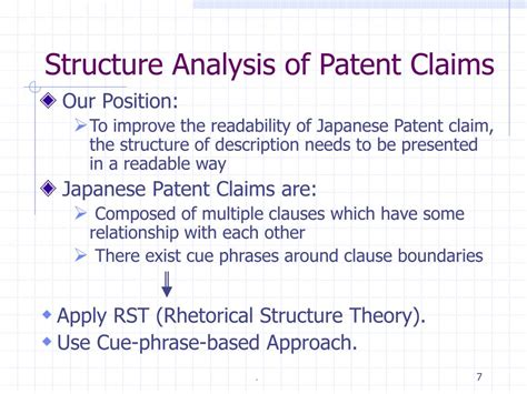 Ppt Patent Claim Processing For Readability Structure Analysis And