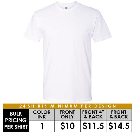 Next Level Cotton Shirt 3600 Print Inca