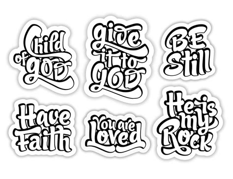 Free Printable Bible Stickers