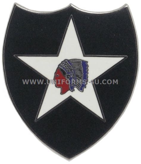 Us Army 2nd Infantry Division Combat Service Id Badge Csib