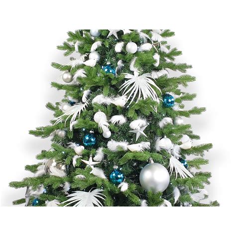 Украсена коледна елха 450 см многоцветна Emag Bg