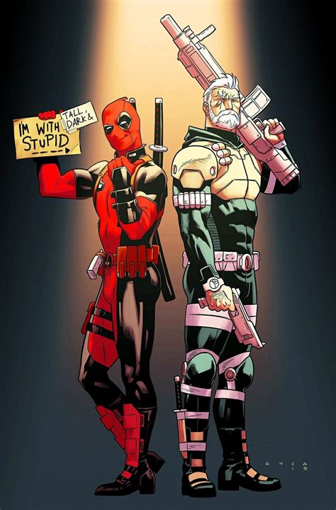 Deadpool And Cable Deadpool Superhero Marvel Deadpool