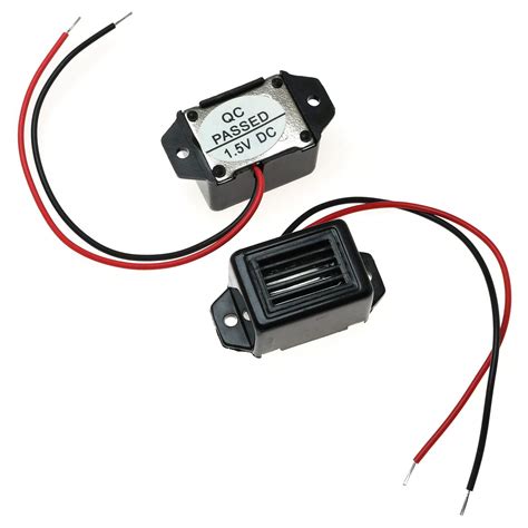 E Outstanding Mini Buzzers 2pcs 1 5v 400hz Magnetic Rectangular
