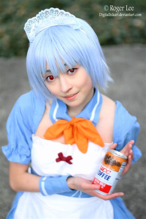 Rei Ayanami Maid 2 By Digitalhikari On Deviantart