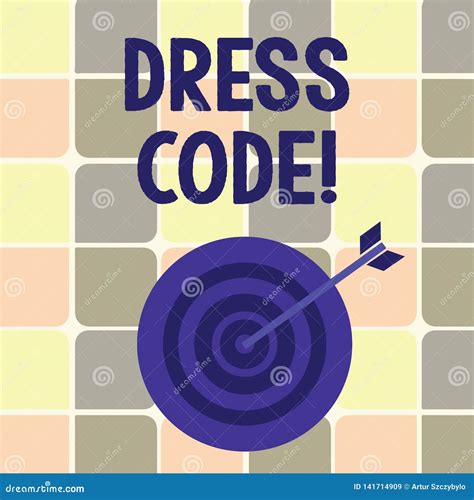 Text Sign Showing Dress Code Conceptual Photo Rules Of What You Can Wear And Not To School Or