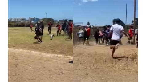 Graban brutal golpiza a arbitra durante partido de fútbol El Periscopio