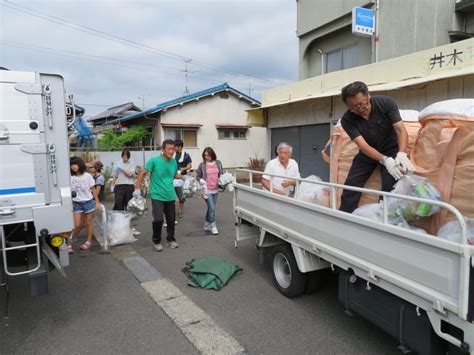 子供会の廃品回収 藤原団地北町内会