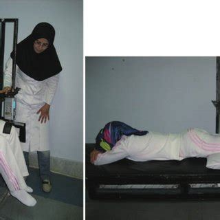 Test Positions For Hip Flexors A And Extensors B Strength Download Scientific Diagram