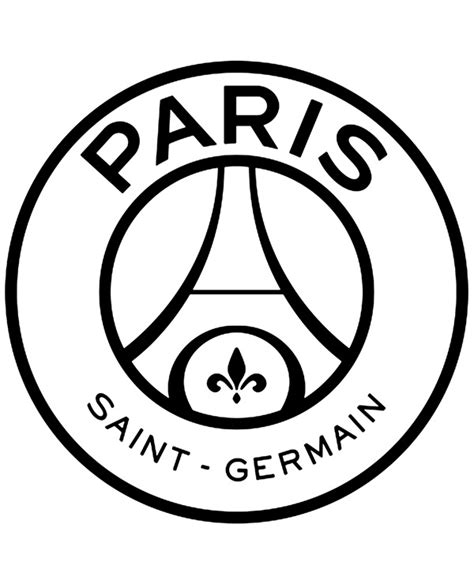 Paris Saint Germain Logo Zum Ausmalen