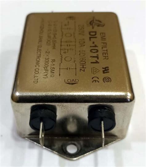 Emi Filter Dl 10t1 250v 10a 50 60hz Noise Filter F07 Star International