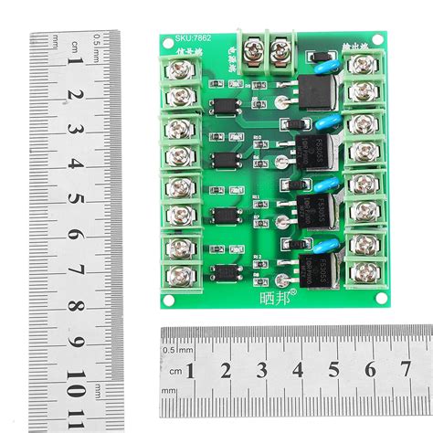 F5305S Mosfet Module PWM Input Steady 4 Channels 4 Route Pulse Trigger Switch DC Controller E