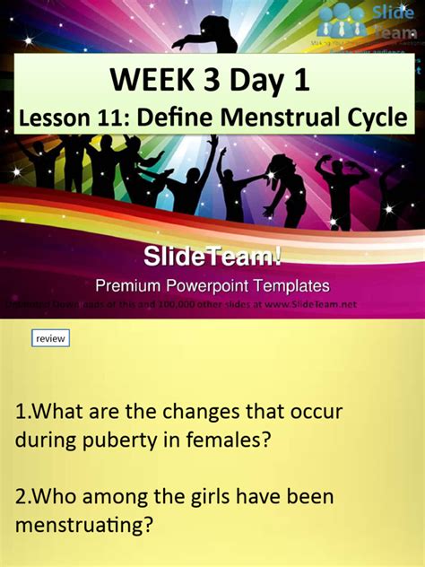 Sci Q2 Wk3 Day 1 3 Download Free Pdf Menstrual Cycle Human