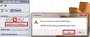 How To Use Hole Wizard In SolidWorks CAD