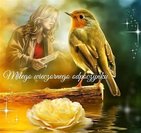 Miłego wieczornego odpoczynku milegowieczoru Nature Enjoyment Painting