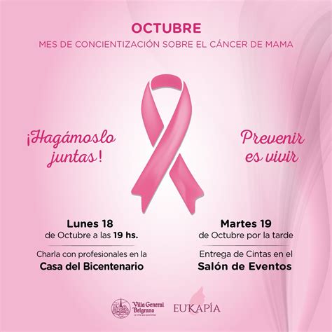 Mes De Concientización Cáncer De Mama Municipalidad Vgb