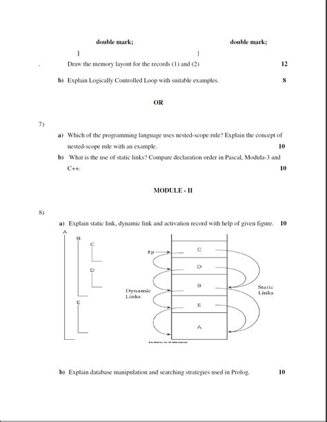 kerala university b tech principles of programming languages 2016