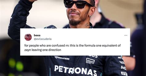 Here Are All The Best Tweets About Formula 1 Driver Lewis Hamiltons