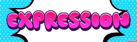 Expression Text Effect And Logo Design Word