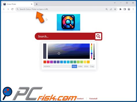 Colour Picker Browser Hijacker Simple Removal Instructions Search