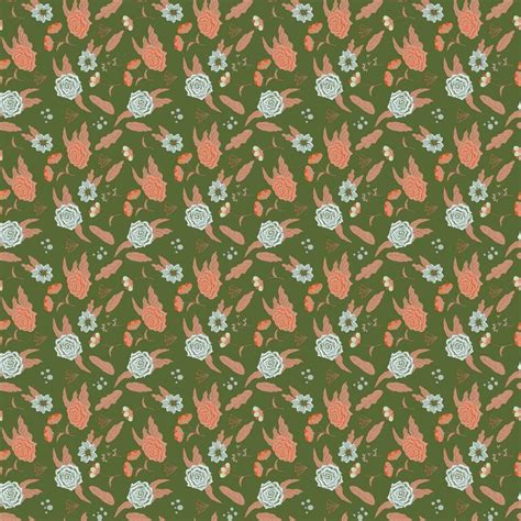 Abstract Flower Pattern Background Vector Illustration 34725893