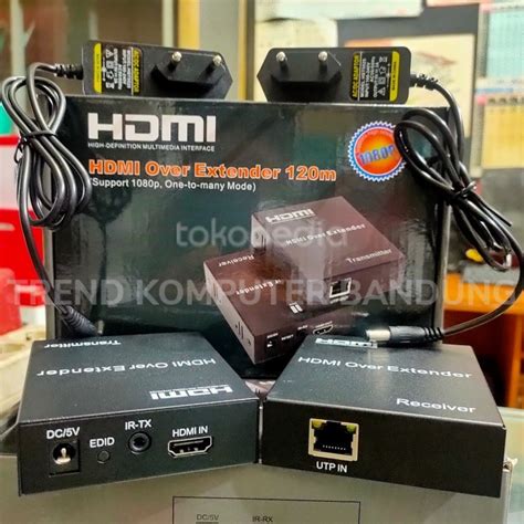 Jual Harga Disc Hdmi Extender 120m Via Lan Utp Cat6 Extender Hdmi