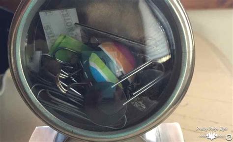 Broken Clock Repurposed Into A Picture Frame Country Design Style