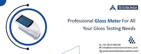 Professional Gloss Meter For All Your Gloss Testing Needs