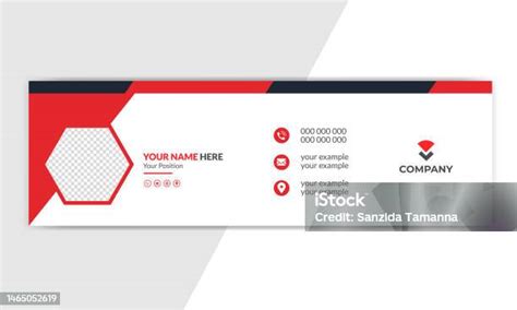 전자 메일 서명 템플릿 디자인입니다 회사 메일 비즈니스 전자 메일 서명 배너입니다 저자 사진이 있는 비즈니스 이메일 서명은 현대적이고 최소한의 레이아웃을 배치합니다 서명