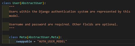 Django User Class 알아보기 1 User AbstractUser AbstractBaseUser