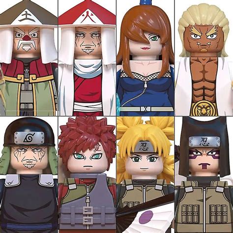 Otwoo Wm6112 Mini Action Figures Sasuke Kakashi Akatsuki Bricks