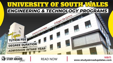 university of south wales engineering and technology programs