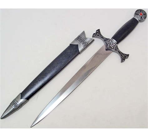 Knotted Celtic Dagger W Scabbard