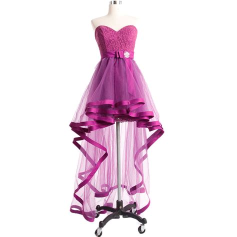 Highlow Sweetheart Prom Dressesprom Dressformal Dressappliques Prom