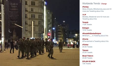 محاولة الانقلاب في تركيا تتصدر مواقع التواصل فيديو