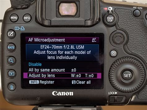 How To Adjust Autofocus On Your DSLR And Banish Front Focus Problems Amateur Photographer