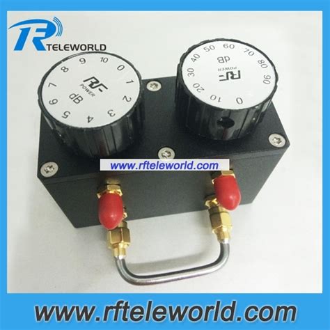 Manually Variable Attenuators 1dB Step Variable Attenuators 100db