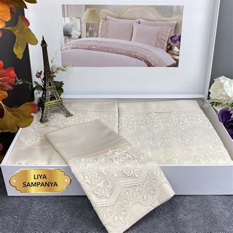 Постельное белье Gelin Home LIYA бежевый - купить за 10 552 руб. в ...