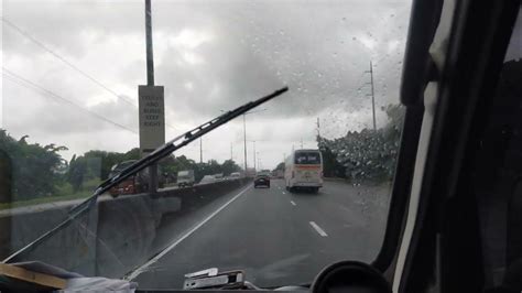Nlex Bucaue Sobrang Lakas Nang Ulan Youtube